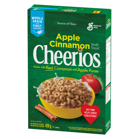 General Mills Apple Cinnamon Cheerios Cereal 420g [Canadian](Best Befo ...