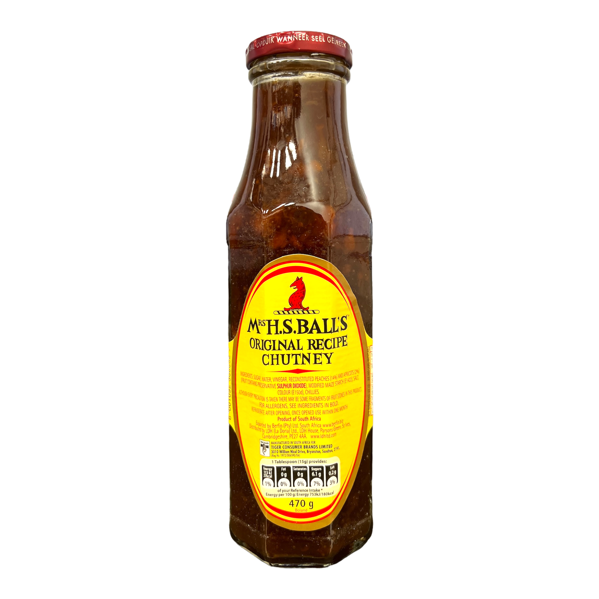 Mrs H.S. Balls Original Recipe Chutney 470g [South African] – Candy ...