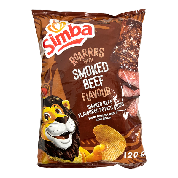 Simba Smoke Beef Flavoured Potato Chips 120g [South African] – Candy ...