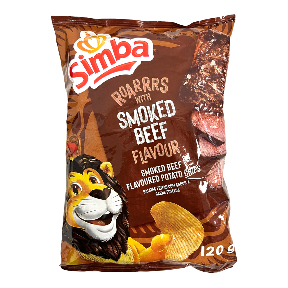 Simba Smoke Beef Flavoured Potato Chips 120g [South African] – Candy ...